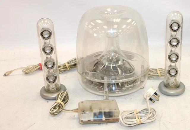 HARMAN KARDON SOUNDSTICKS Mac Computer Desktop Subwoofer Speaker System ...