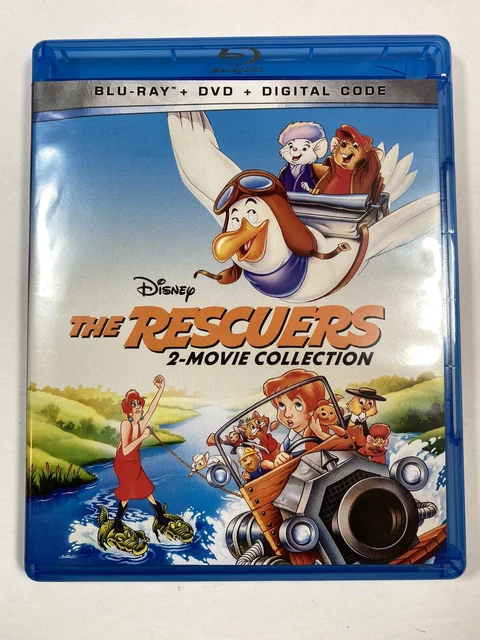 THE RESCUERS 2-MOVIE Collection - BLU-RAY+DIGITAL***READ DESCRIPTION ...