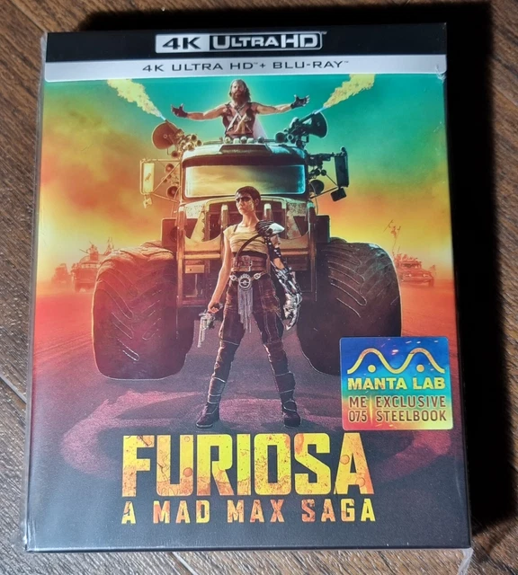 MANTA LAB FURIOSA A Mad Max Saga Full Slip 4K Ultra Hd Steelbook Mantalab Me75 £21.01 - PicClick UK