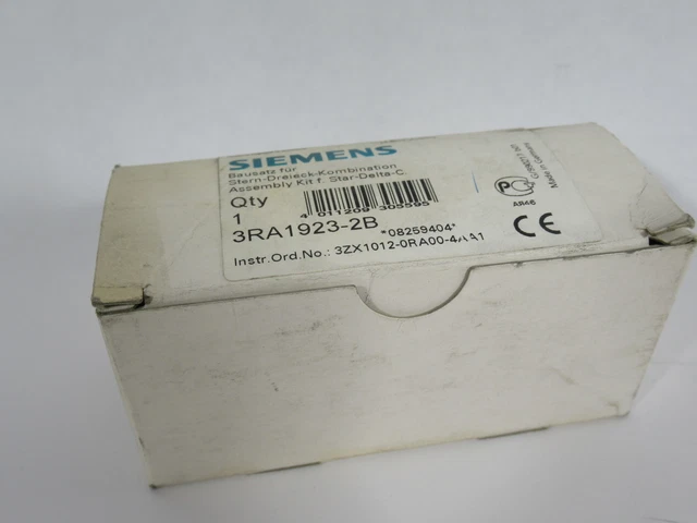 SIEMENS 3RA1923-2B STAR-DELTA Starter Wiring Kit NEW $25.99 - PicClick