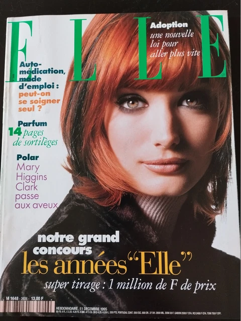 ELLE MAGAZINE 11/12/1995; Mary Higgins Clark/ Harvey Keitel/ Serge ...