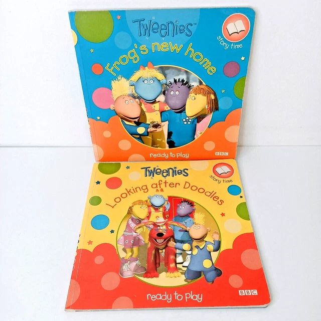 TWEENIES STORY TIME & Frog's New Home Doodles Paperback Kids Books Set ...