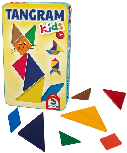 SCHMIDT SPIELE TANGRAM Kids Geduldspiel Kinder Legespiel Puzzle ab 5 ...