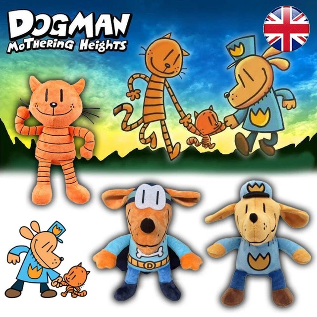 DOG MAN PLUSH Toy Anime Lil Petey Cat Puppy Stuffed Animal Cartoon ...