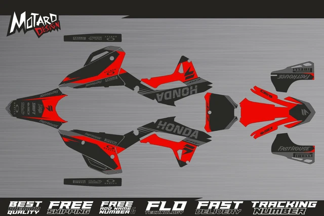 HONDA GRAPHICS KIT CRF 450 2021 2022 Decals Stickers Dekor Decor ...