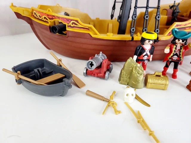 PLAYMOBIL PIRATES RED Serpent pirate ship 2014 from set 5678 / 5618 ...