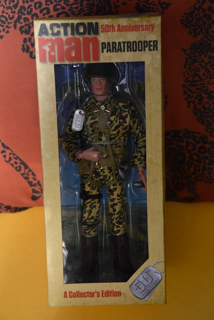 ACTION MAN PARATROOPER 50th Anniversary 12 inch Collector's Edition MIB ...