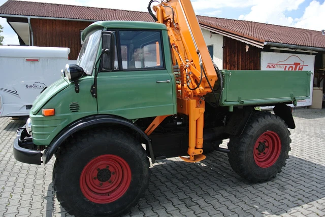 UNIMOG 403 A Bauj. 3-1971 mit Atlas Ladekran Typ AK 1400 U EUR 7.150,00 ...