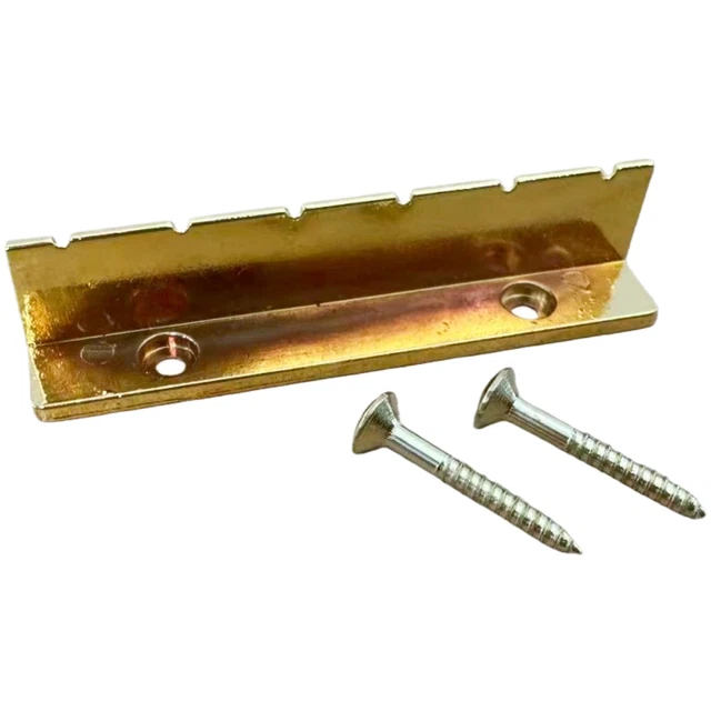 CHROME BLACK GOLD Zinc Alloy L Shape Guitar Nut for Acoustic Electric ...