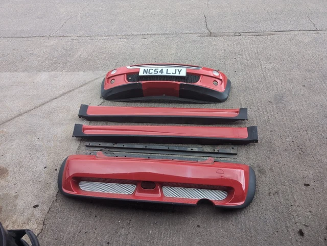 MINI R50 R53 aero body kit front bumper rear side skirts red 00-08 £495 ...