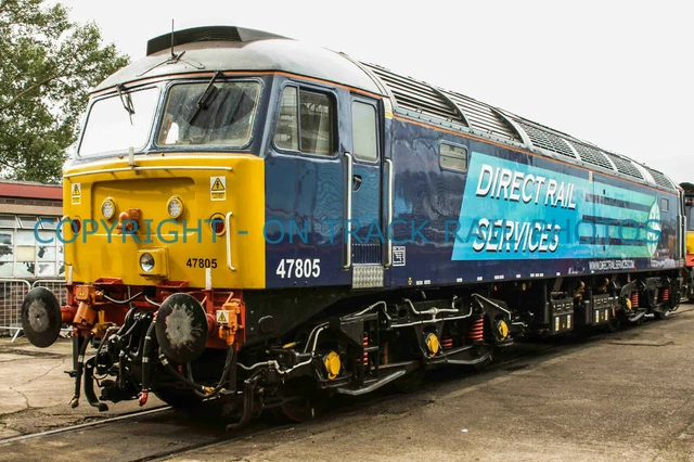 UK RAILWAY PHOTOGRAPH Of Class 47 47805. Rm47 (2288) £1.70 - PicClick UK
