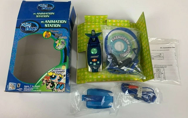 DIGITAL BLUE PC Animation Station Make Cartoons Talk Vintage 2002 Toy ...