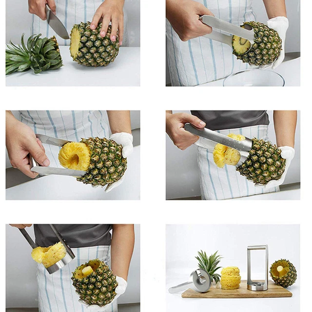 3 PCS METAL Pineapple and Corer Cheese Kitchen Tool £43.59 - PicClick UK