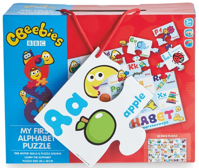 BBC CBEEBIES GIANT Floor Puzzle - My First Alphabet - Early Learning ...