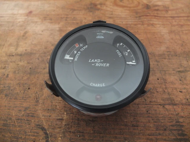 LAND ROVER INSTRUMENT Cluster Gauge Water Temp Fuel Series 2a (Late) 3 ...