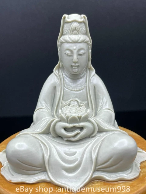 3.8 &SCULPTURE EN pierre naturelle de sushan Guanyin Guanyin image EUR ...