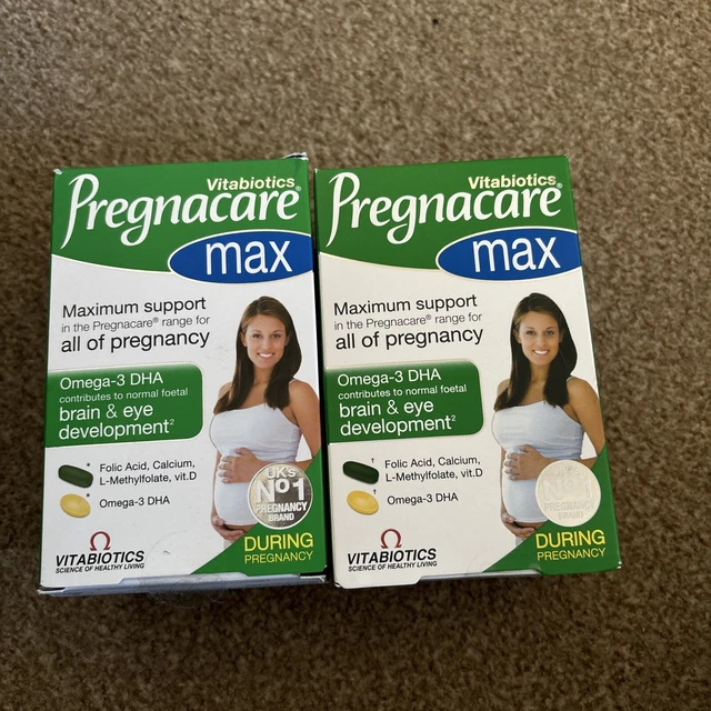 VITABIOTICS PREGNACARE MAX Tablets Plus Omega 84 Capsules £0.99 ...