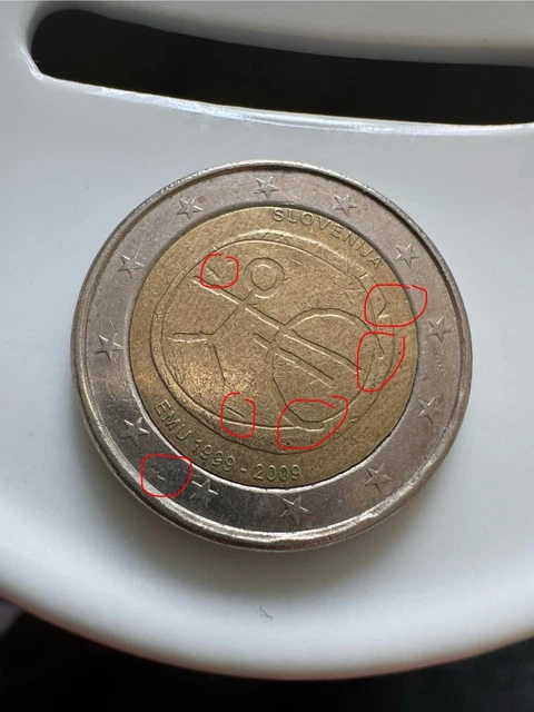 SELTENE 2 EURO Münze mit Strichmännchen Fehlprägung WWU 1999-2009 "G" BRD EUR 1.999,00 - PicClick DE