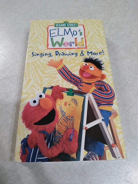 ELMO'S WORLD VHS Tape Singing Drawing & More £9.28 - PicClick UK