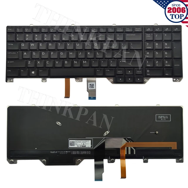 NEW GENUINE US Backlit Keyboard For Dell ALIENWARE 17 R4 R5 M17 R4 ...