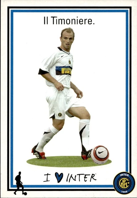 CARTOLINA CALCIO CALCIATORE Inter Walter Adri n Samuel con autografo ...