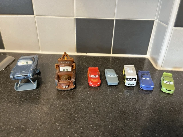 DISNEY PIXAR CARS Mixed Bundle 5 Mini Plastic Figures & 2 Diecast £8.00 ...