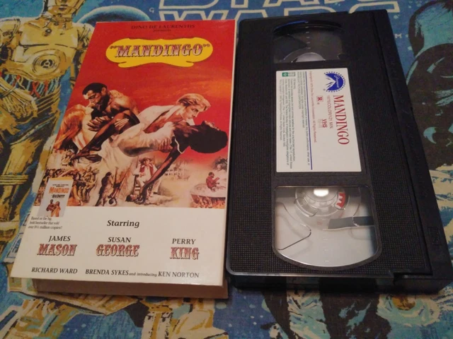 MANDINGO DINO DELAURENTIIS 1975 VHS James Mason Ken Norton Susan George ...