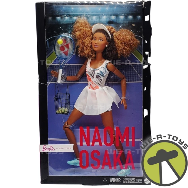 BARBIE SIGNATURE NAOMI Osaka Posable Doll 2021 Mattel 95924 NRFB £21.13 ...