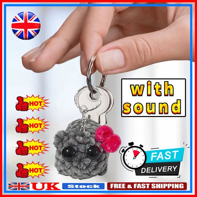 SAD HAMSTER KEYCHAIN with Sound,Sad Hamster Meme Plush Toy,Hamsti ...