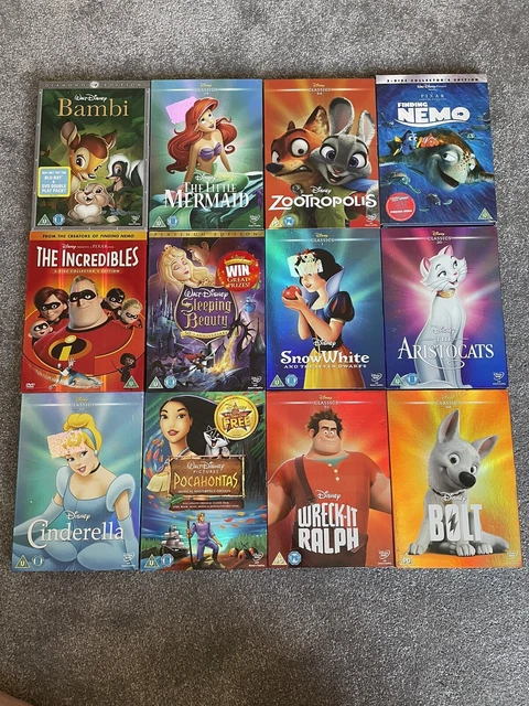 DISNEY CLASSICS DVD Bundle Of 12. All In Slip Covers. 3X New Sealed. £ ...
