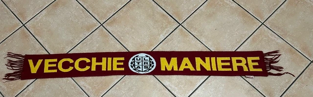 RARA SCIARPA AS Roma Ultras Vecchie Maniere Curva Sud Bufanda Scarf No ...