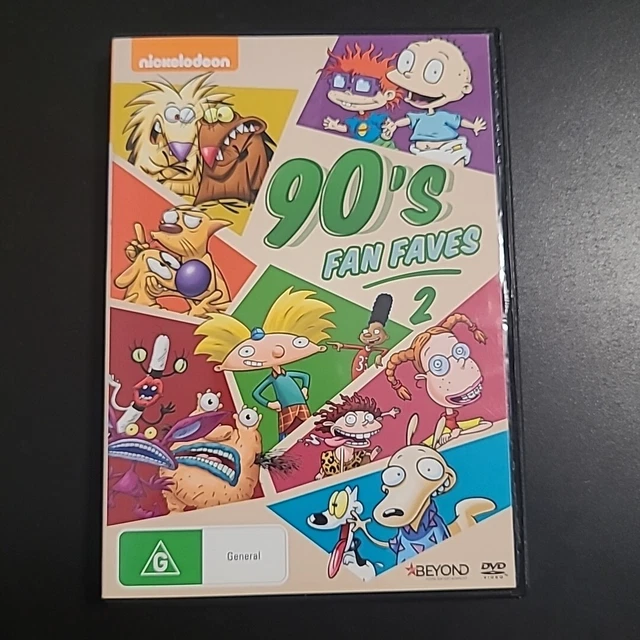 NICKELODEON 90’S FAN Faves 2 DVD Rugrats Angry Beavers 90’s TV Shows ...