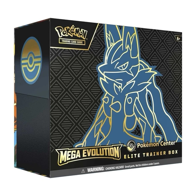 POKÉMON TCG MEGA Evolution Lucario ETB Elite Trainer Box NEW $159.89 ...