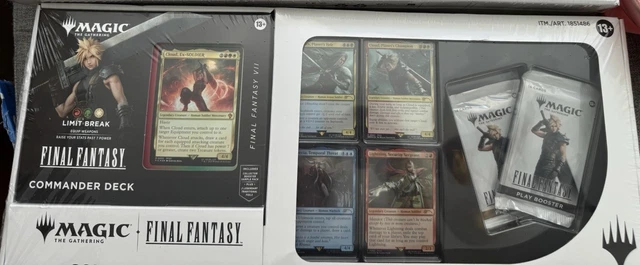 MTG FINAL FANTASY Costco Commander Deck bundle (Limit Break) $157.46 ...