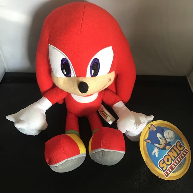 SONIC THE HEDGEHOG Knuckles Plush Sega Toy Factory Stuffed Doll 12 Inch ...
