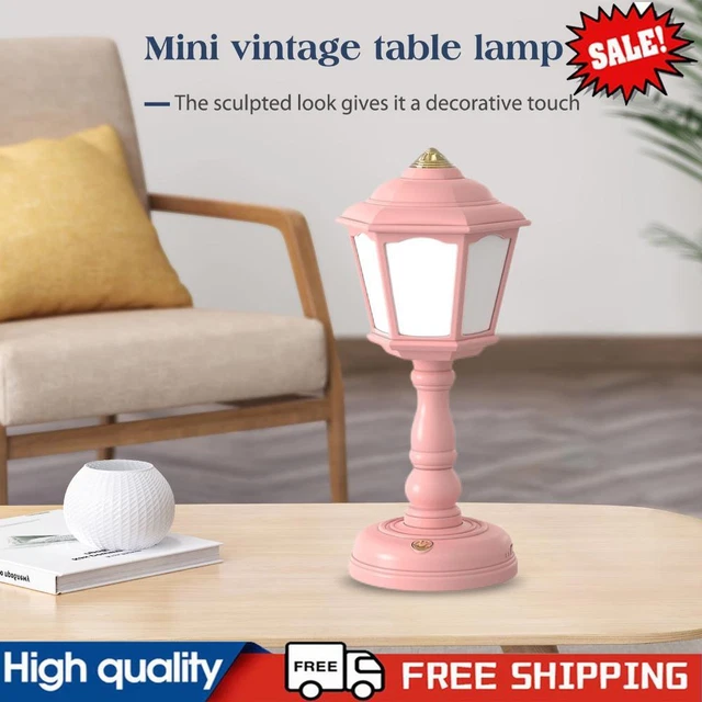 MINI VINTAGE TABLE Light Push Button Switch 3-way Dimmable Nightstand ...