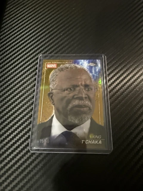 2025 TOPPS CHROME Marvel Studios King Tchaka S-63 Gold /50 £44.59 ...