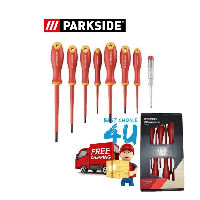 PARKSIDE VDE SCREWDRIVER Set (8 Piece) £9.99 - PicClick UK