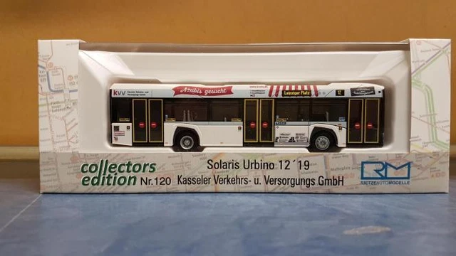 RIETZE STADTBUS SOLARIS Urbino 12´19 Kasseler Verkehrs- u.Versorgungs ...