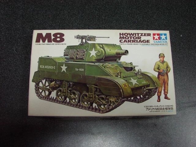 TAMIYA 1/35 AMERICAN M8 Howitzer Motor Carriage Plastic el EUR 101,66 ...