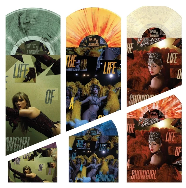 TAYLOR SWIFT THE Life of a Showgirl Vinyl Bundle Set 6 Limited Variants ...