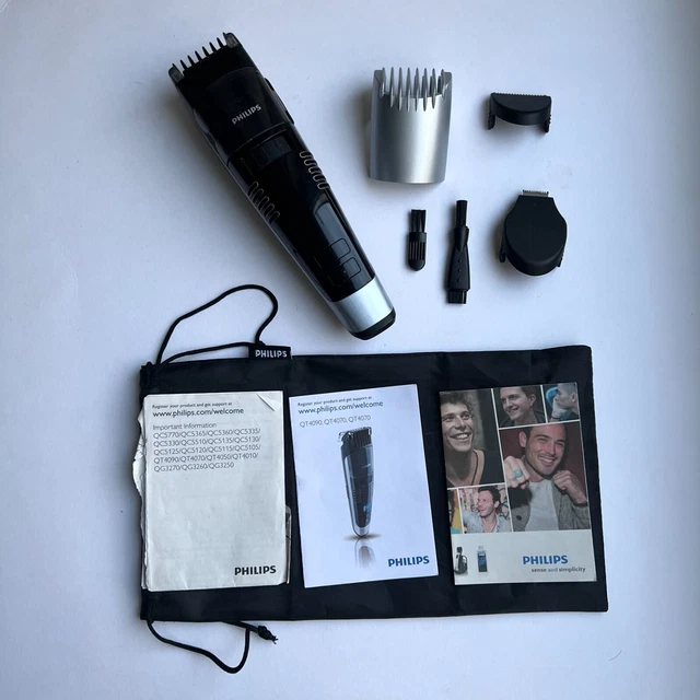PHILIPS QT4090/32 PRO-STUBBLE Vacuum Beard Trimmer £74.99 - PicClick UK