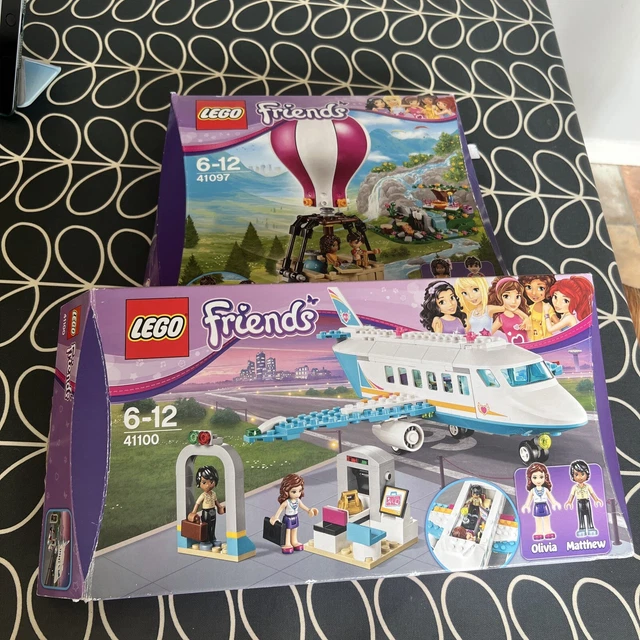 LEGO FRIENDS HEARTLAKE private jet 41100 and Heartlake hot air balloon ...