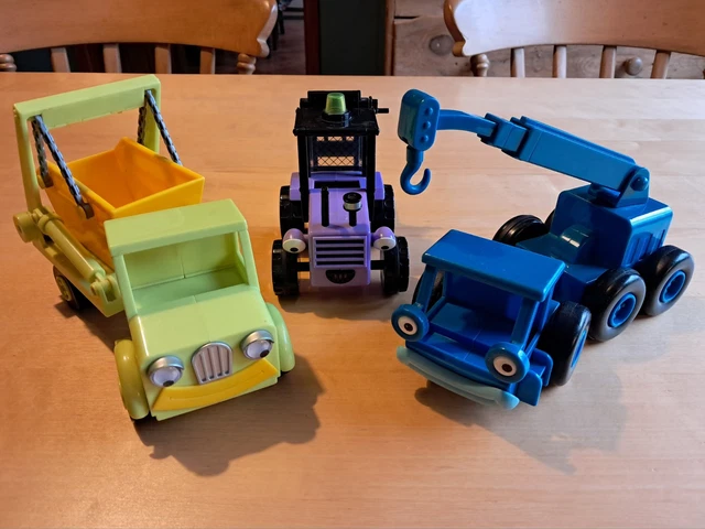 BOB THE BUILDER Vehicle Toys Skip Lofty & Trix Bundle **Please Read ...