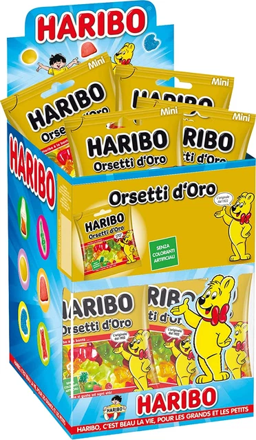 HARIBO MINI ORSETTI D'Oro, Caramelle Gommose, Gusto Frutta, Ideali Per ...