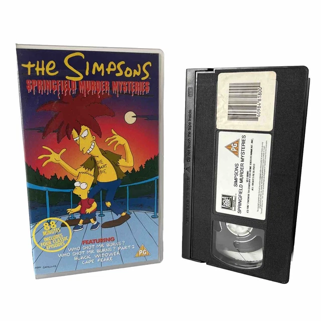 THE SIMPSONS SPRINGFIELD Murder Mysteries VHS £5.56 - PicClick UK