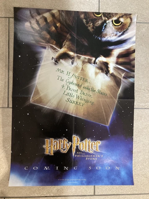 HARRY POTTER PHILOSOPHER'S Stone Hedwig Letter Original A2 Promo Poster ...