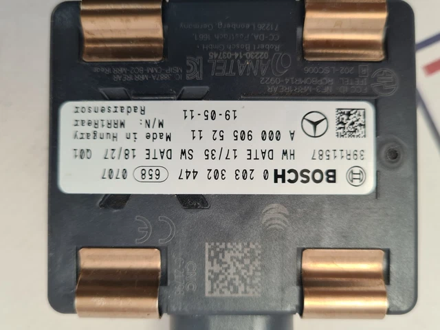 ORIGINAL MERCEDES-BENZ RADARSENSOR Distronic Radar Sensor A0009055211 ...