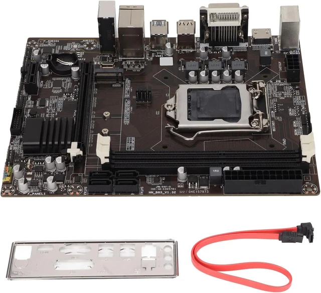 PC MOTHERBOARD HARD Disk 1150 Pin Cpu Interface Network Card Nvme B85 M ...