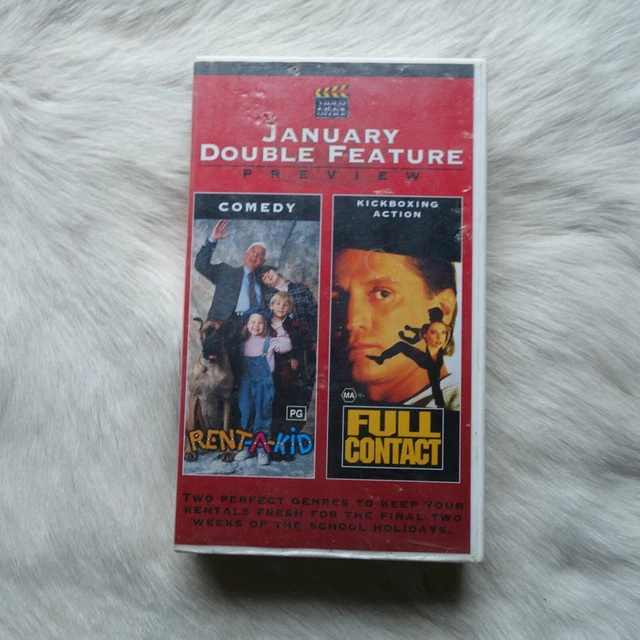 RENT A KID Movie VHS Full Contact Movie VHS 1996 Video Leslie Nielsen £ ...